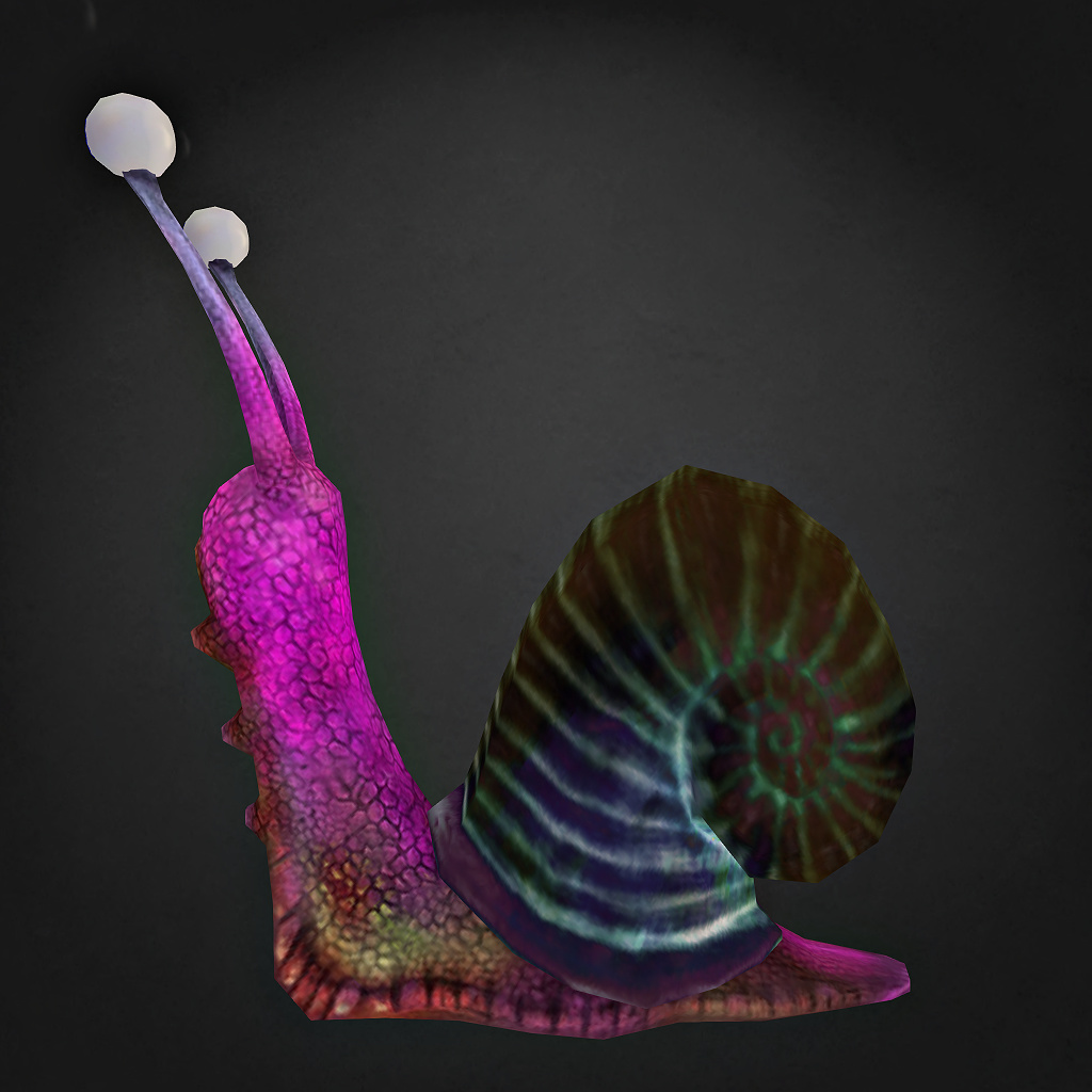 Blacklight Snail | Papillon Archives 2.0